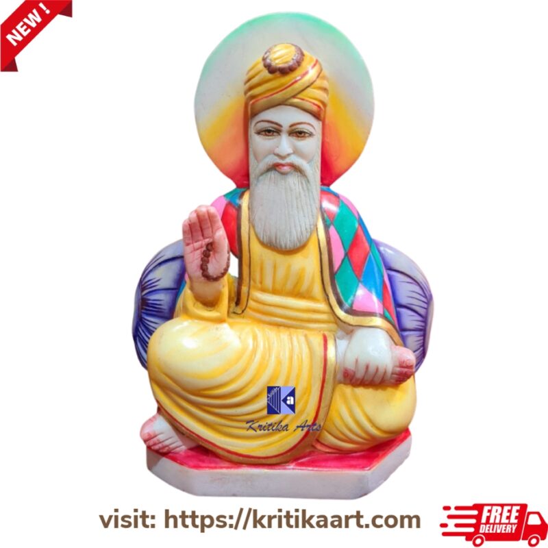 Guru Nanak ji Marble Statue 11 inch Size – kritikaart.com